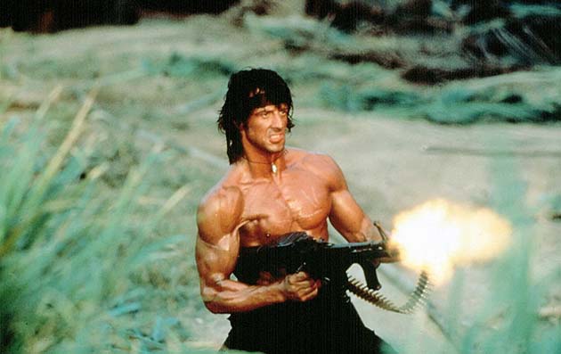 Sylvester Stallone em cena de ‘Rambo’, de 1982 – Divulgação – Jornal da ...