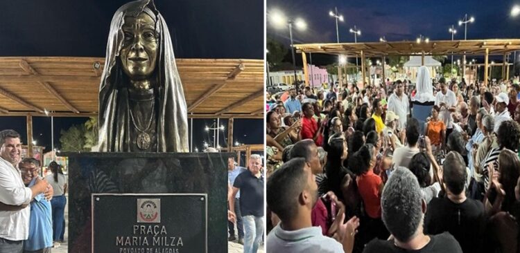 #Chapada: Praça de Alagoas é inaugurada e ganha busto de Maria Milza ...
